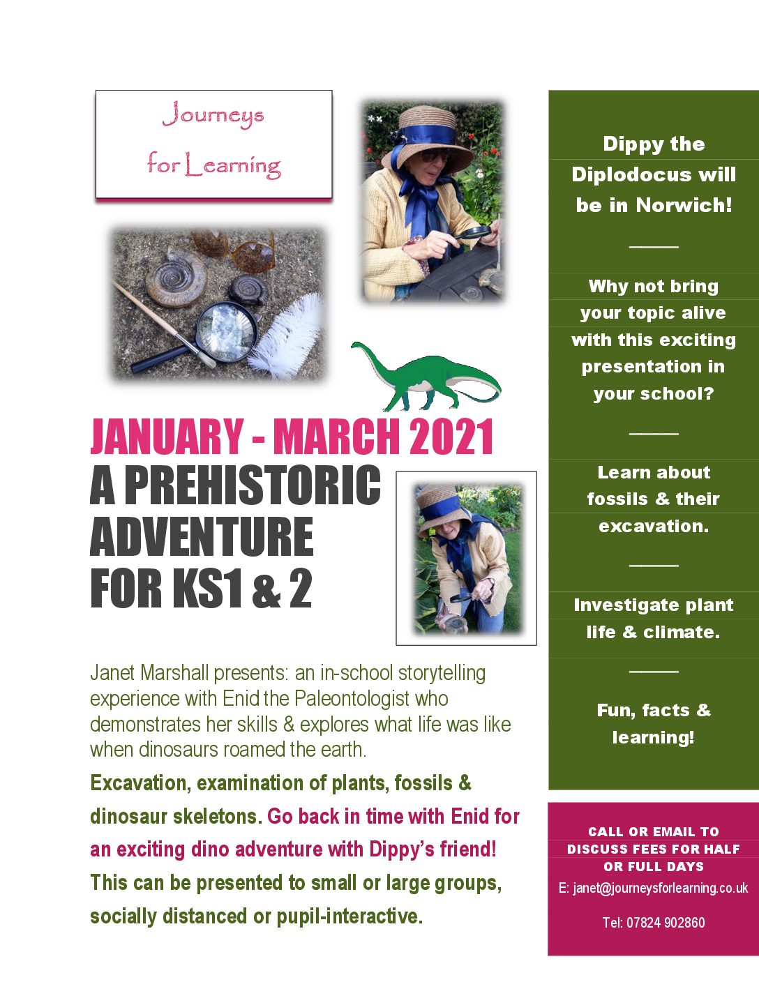 A Prehistoric Adventure for KS1 & 2 – Journeys for Learning